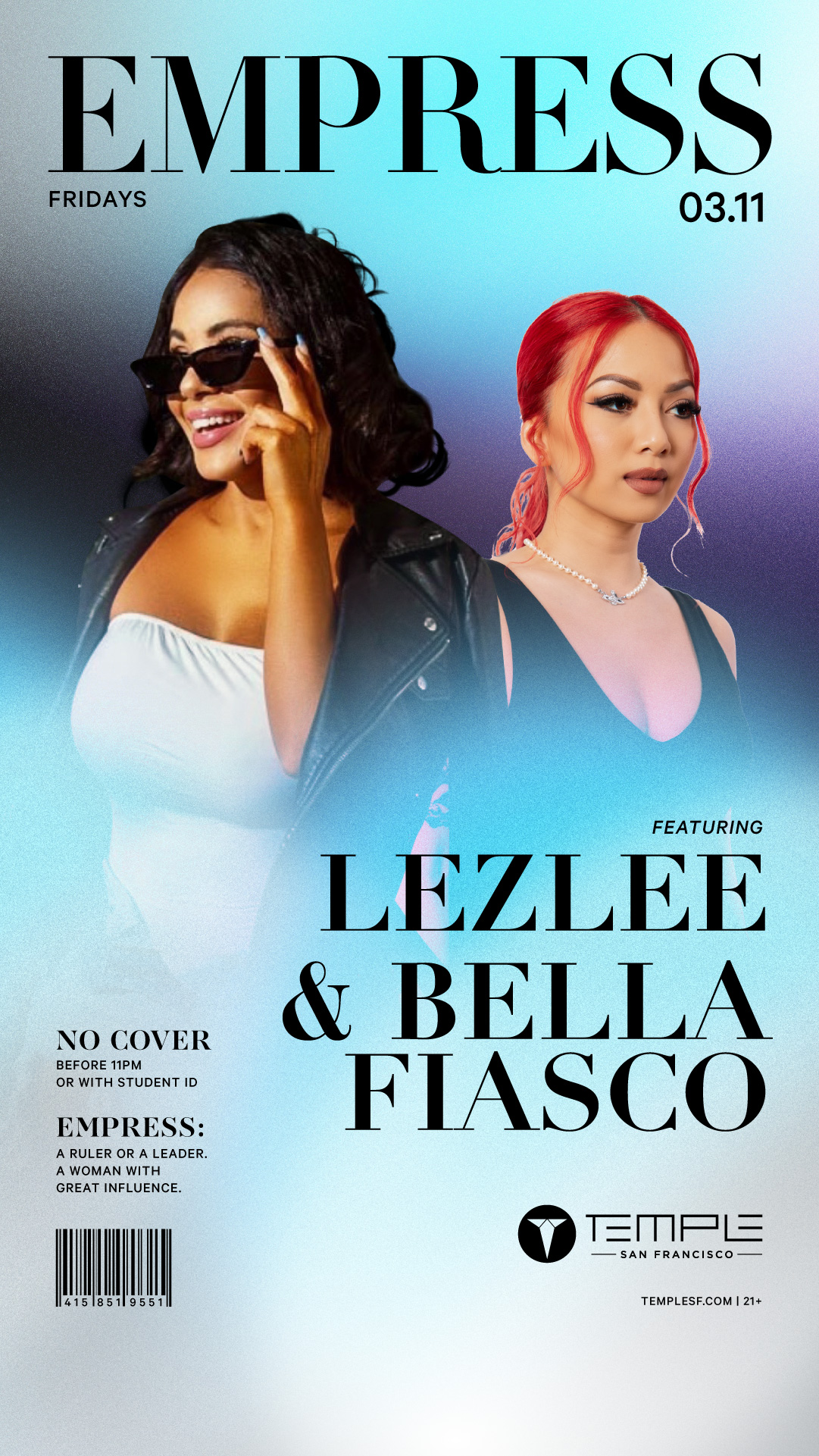 Lez Lee at Empress at Temple SF | SKAM